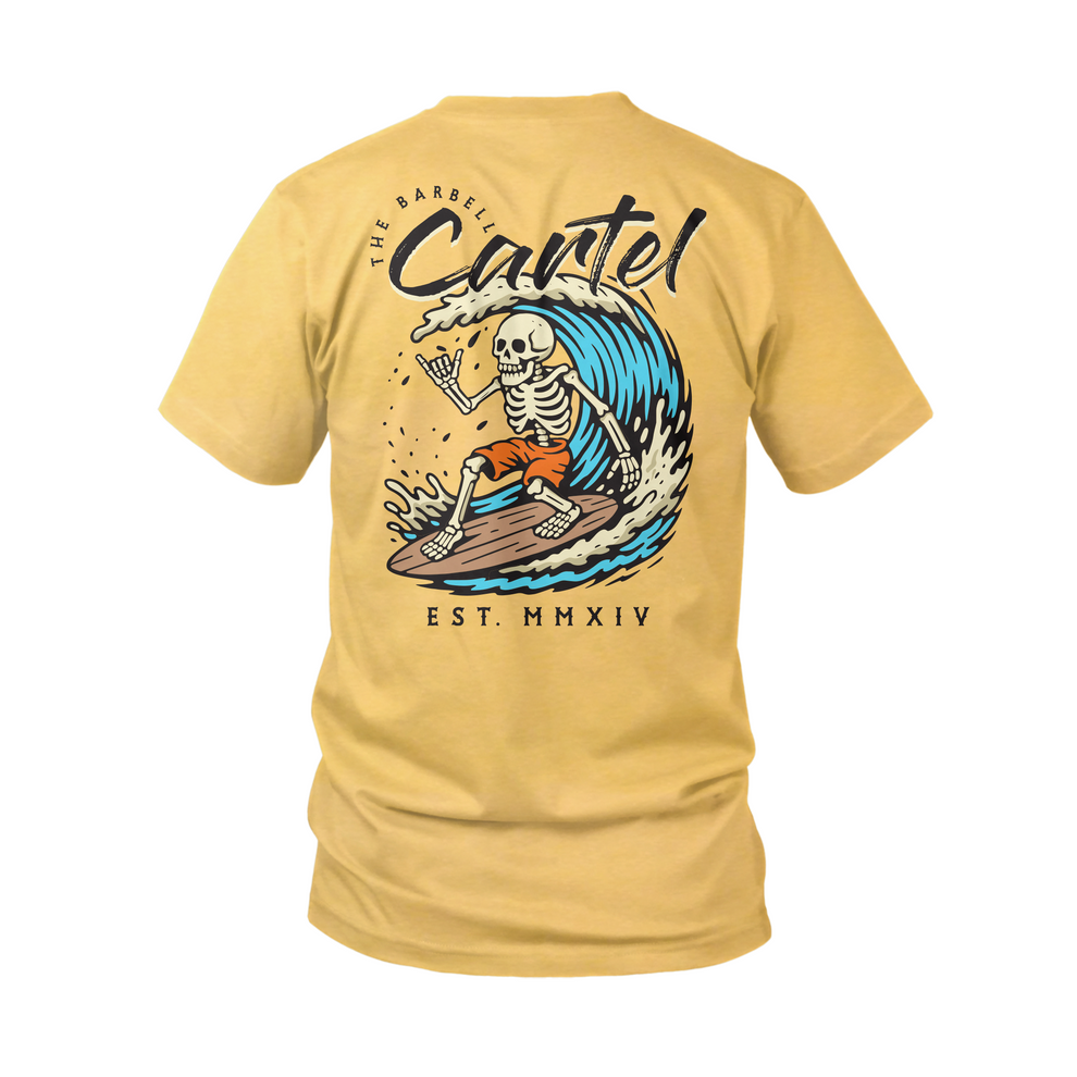 Hang Ten T-Shirt - Raw Sun – The Barbell Cartel