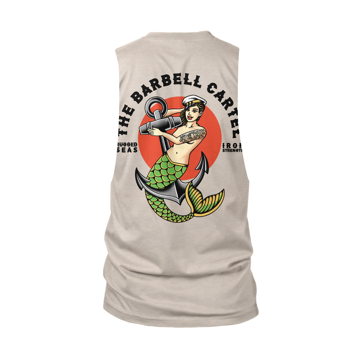 Siren Cut-Off Tank - Sand– The Barbell Cartel